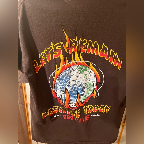 Shirts | Lets Remain Positive Today Brown Color Size Medium Excellent ...